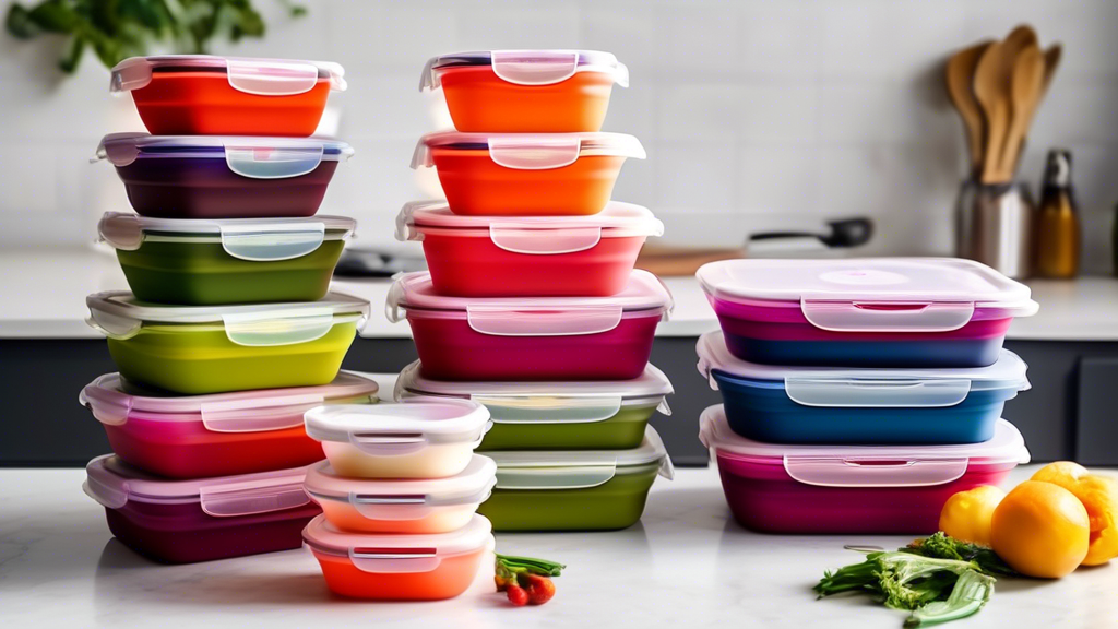 Compact and Convenient: Collapsible Silicone Food Storage Containers – Pro Chef Kitchen Tools