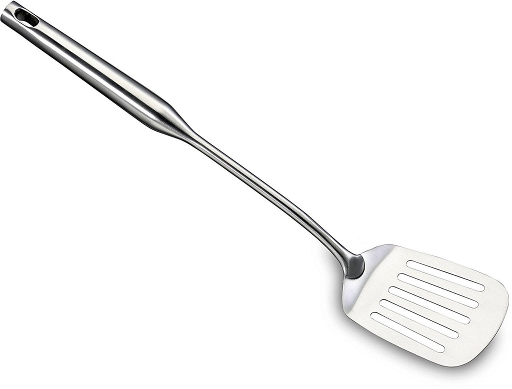 Slotted Turner Grill Spatulas - Big Metal Spatula - Burger Flipper Fish ...