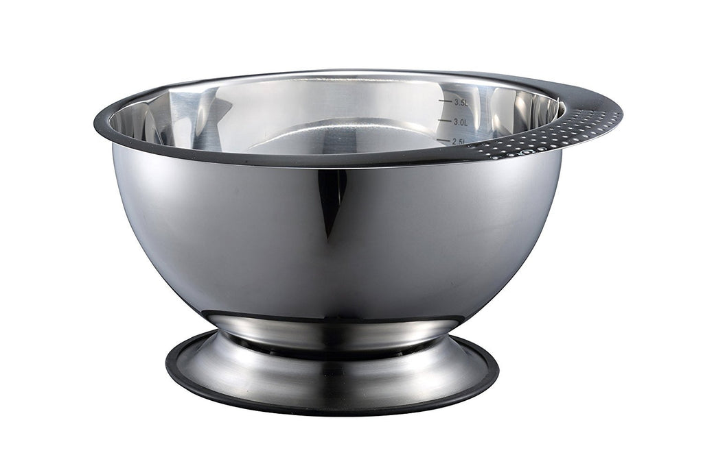 Stainless Kitchen Mixing Bowl Including Wire Whisk - Pro Chef Kitchen ...