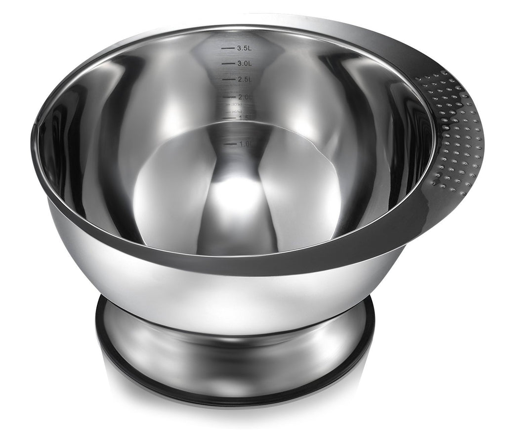 Stainless Kitchen Mixing Bowl Including Wire Whisk - Pro Chef Kitchen ...