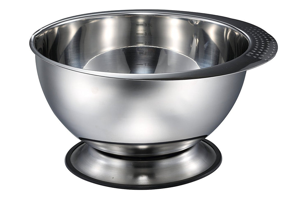 Stainless Kitchen Mixing Bowl Including Wire Whisk - Pro Chef Kitchen ...