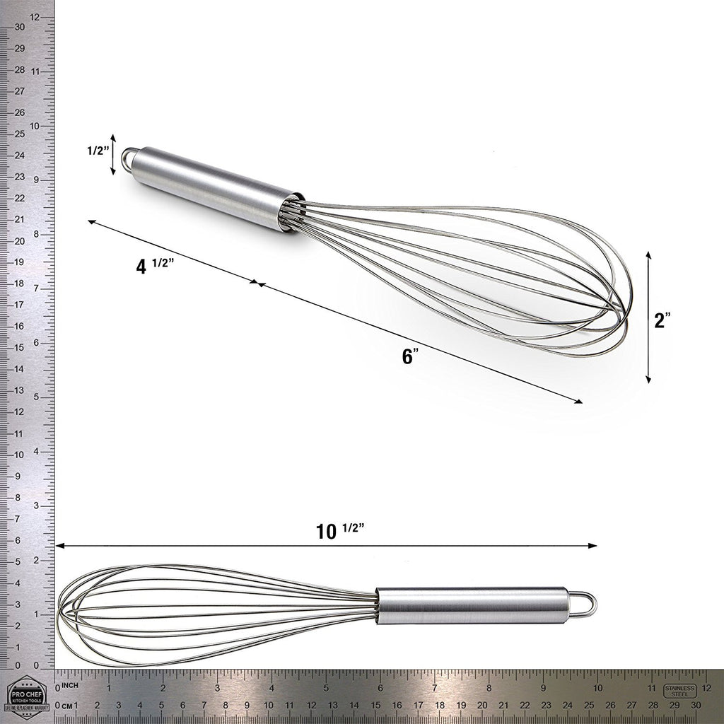Stainless Steel Egg Beater Whisk - Pro Chef Kitchen tools – Pro Chef ...