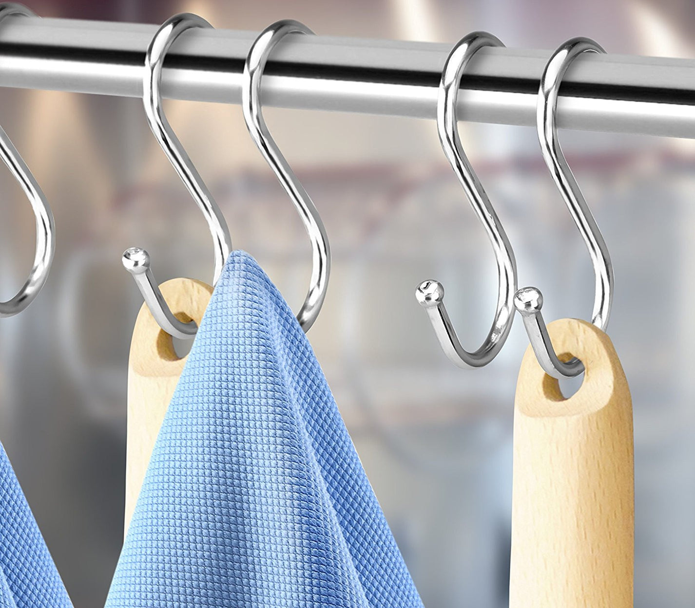 Double Utility Hooks - Dual S Hook 10 Pack Set – Pro Chef Kitchen Tools