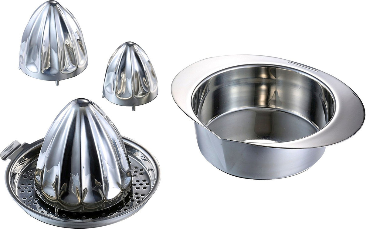 Pro Chef Kitchen Tools Stainless Steel Manual Citrus Juicer - 3 in 1 A