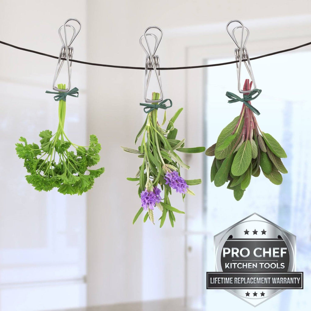 Laundry Clothes Pins - Clothesline Clips - Travel Clothes Line ...